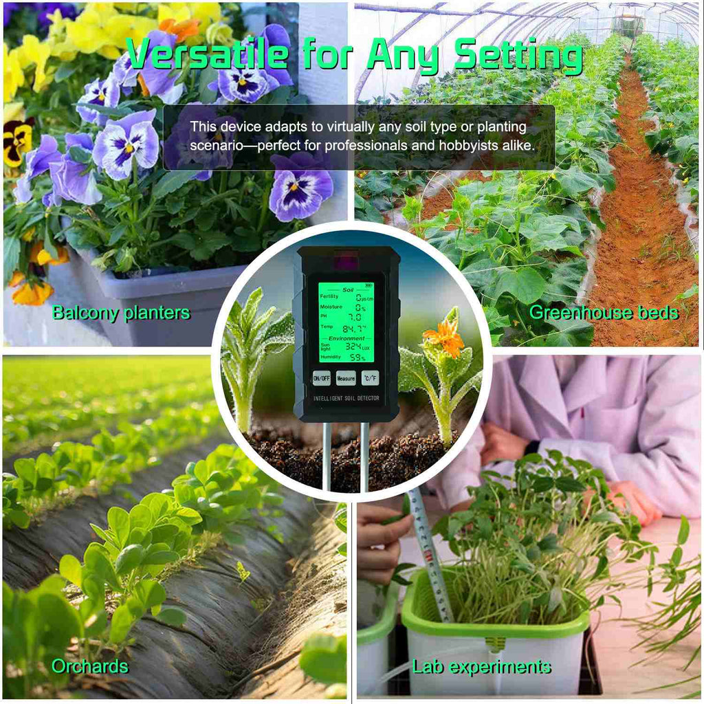 6-in-1 Multifunctional Soil Tester – GoHydro.co.za