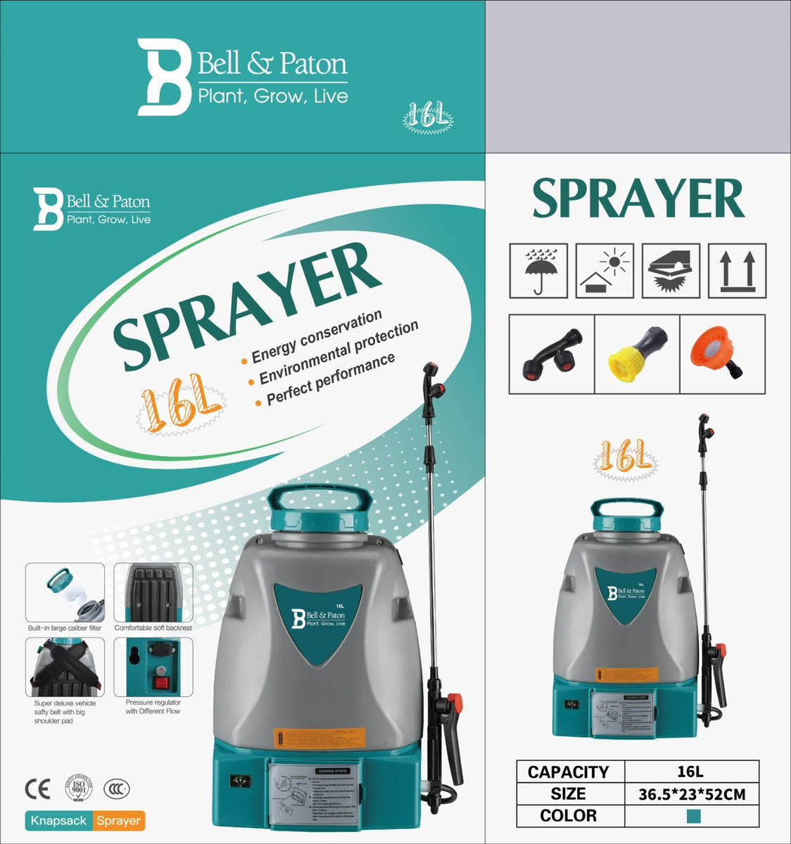 Electric Knapsack Sprayer - 16L – GoHydro.co.za